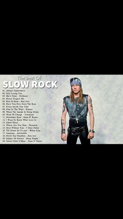 Nirvana Bon Jovi Guns N Roses Scorpions Journey U2 Nazareth
