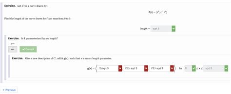 Solved Exercise Let C Be A Curve Drawn By Ft 〈tt T