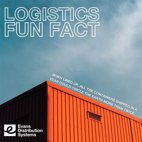 Evans Distribution Systems On Linkedin Logistics Funfactfriday
