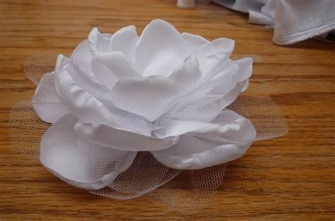 Роза. Цветы из ткани. МК.