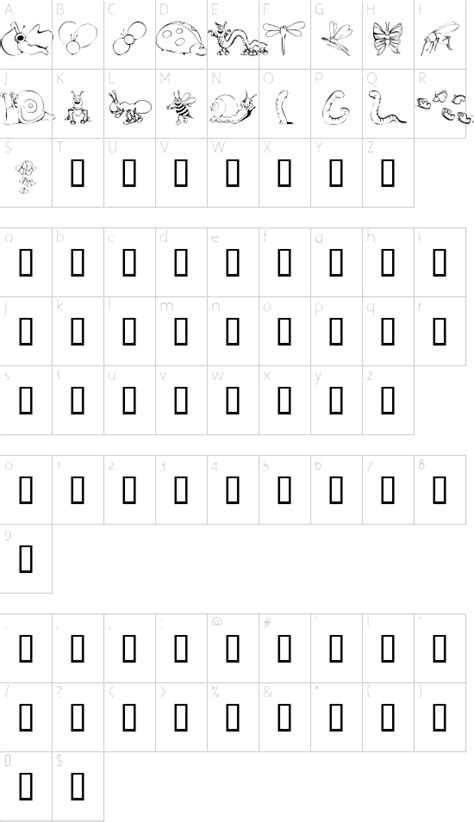 Kr Cute As A Bug Font Details Kr Cute As A Bug Font Details