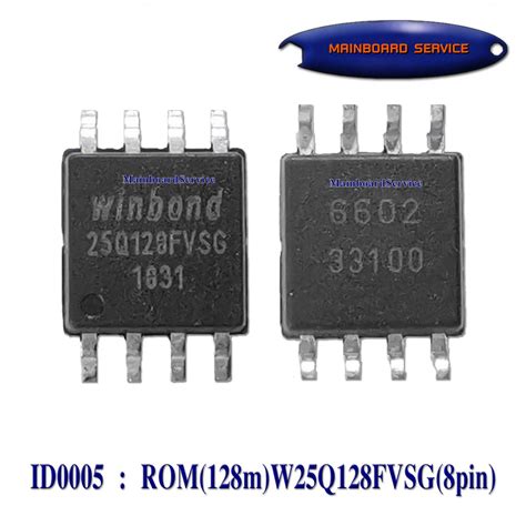 ROM(128m)W25Q128FVSG(8pin)3.3V,M1X25L12873F Mainboardservice.com