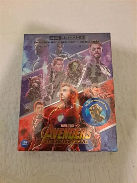 Avengers Infinity War 4k Uhd 3d 2d Blu Ray Steelbook Weet