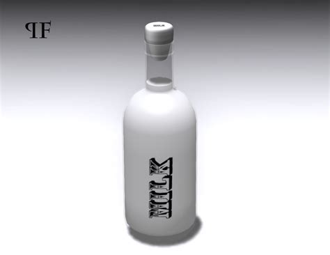 Second Life Marketplace Milk Bottle 003