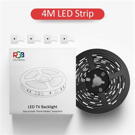 Colorrgb Tv Backlight Usb Powered Led Strip Lig Grandado