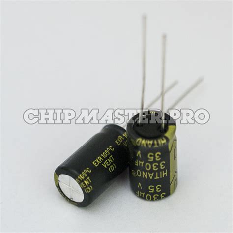 Конденсатор 330uF 35V (105°C) Hitano - ChipMaster - товары для ремонта ...