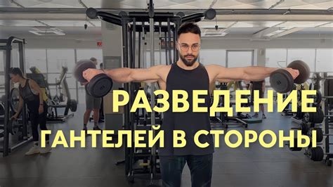 Разведения гантелей в стороны стоя или махи гантелей Youtube