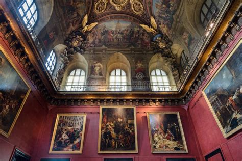 Louvre Museum Art Gallery Paris France Editorial Photography Image