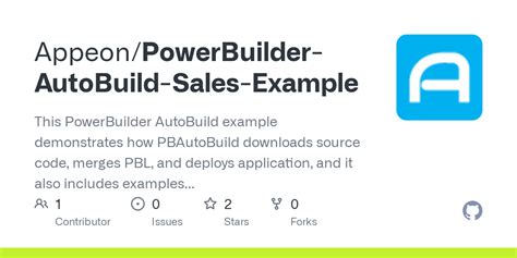 Github Appeon Powerbuilder Autobuild Sales Example This Powerbuilder