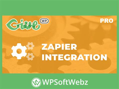 Givewp Zapier Integration Addon Wordpress Softwebz
