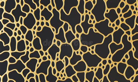 3d Rendering Natural Biology Cell Lattice Pattern Stock Illustration