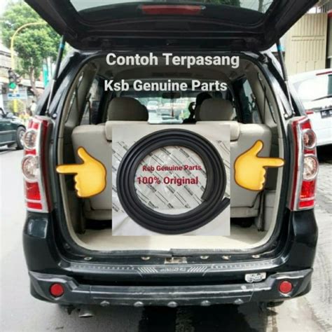 Jual Karet Pintu Body Bagasi Belakang Avanza Xenia Old Original 2004