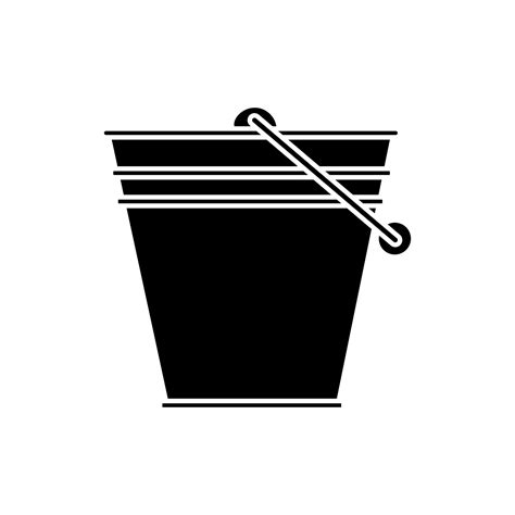 Bucket Icon Vector Cleaning Illustration Sign Basket Symbol Or Logo 41440183 Vector Art At