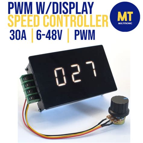 Jual Speed Controller Pwm Dc 30a Display Tachometer 6v12v24v36v48v 7196 Kota Surabaya
