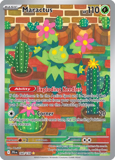 Wat Is Maractus 160159 Pokemon Kaart Waard Pokemonkaartnl