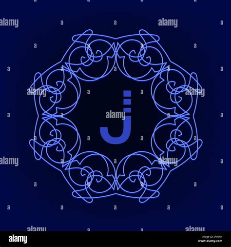 Simple Monogram Stock Vector Image And Art Alamy