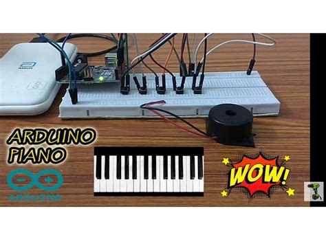 Diy Piano Arduino Piano Diy Piano With Tactile Buttons