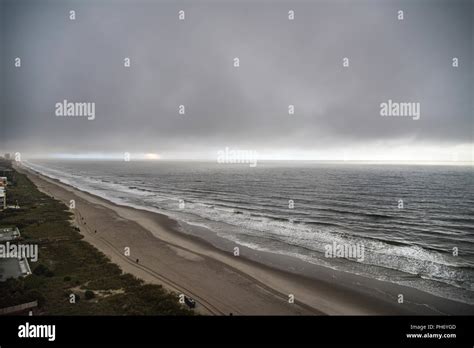 Thunderstorm And Storm Clouds Heading Towards Myrtle Beach In South Carolina Stock Photo Alamy