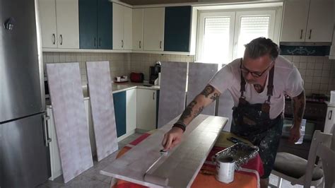 Как да боядисаме ПДЧ МДФ със сатенена боя Ани Слоун Youtube