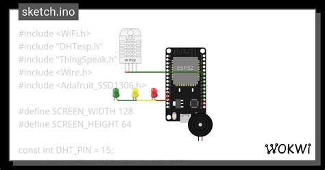 Esp32 Dht22 Thingspeak Iot Frontier Copy 2 2 Wokwi Esp32 Stm32 Arduino Simulator