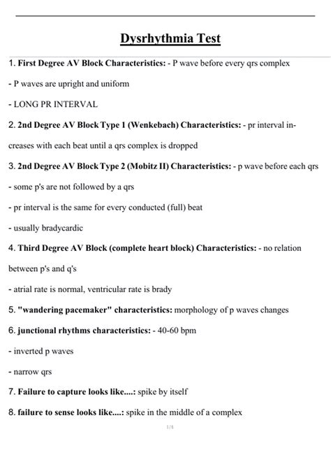 Basic Dysrhythmia Assessment A Exams Questions And Answers 100 Correct