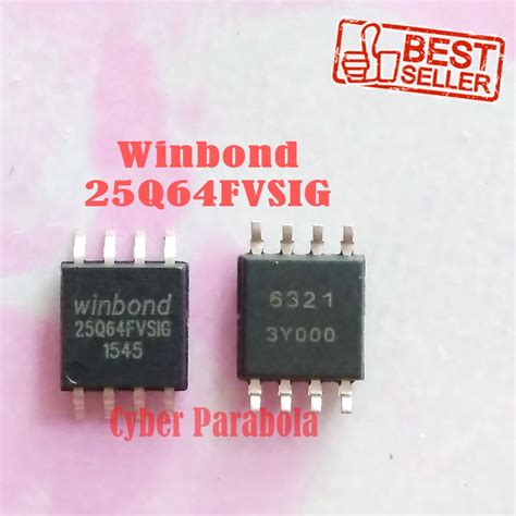 Jual Ic Spi Eeprom Winbond 25q64fvsig 64 8mb Shopee Indonesia