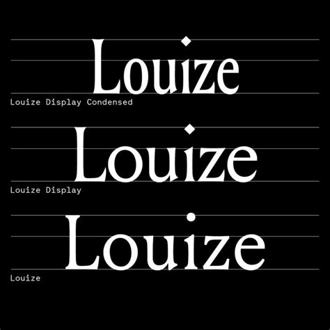 A Font Inspired By Stone Etching Louize Display Condensed Print