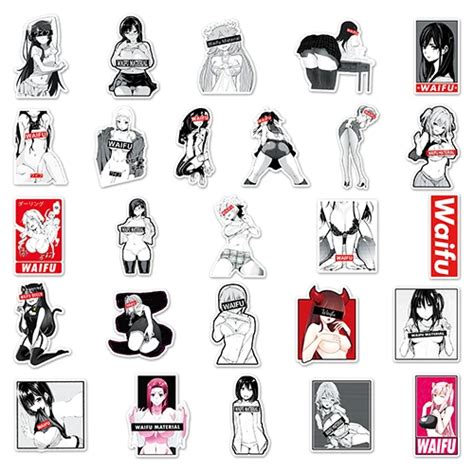 101pcs Waifu Sexy Girls Stickers Wholesale Stickers