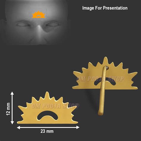 Buy Surya Dev Tilak Tika Stamp In Brass Online