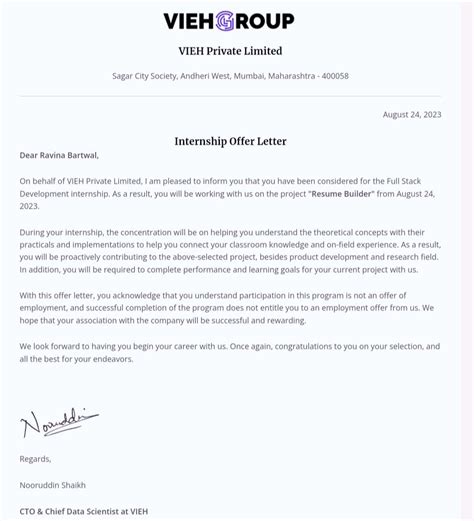 ravina bartwal on linkedin viehinternship fullstackjourney