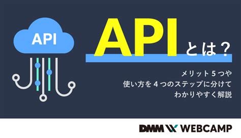 APIとはメリット5つや使い方を4つのステップに分けてわかりやすく解説 WEBCAMP MEDIA