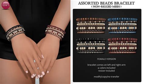 Assorted Beads Bracelet For FLF Izzie S