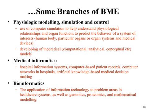 Biomedical Engineering Bme Ppt