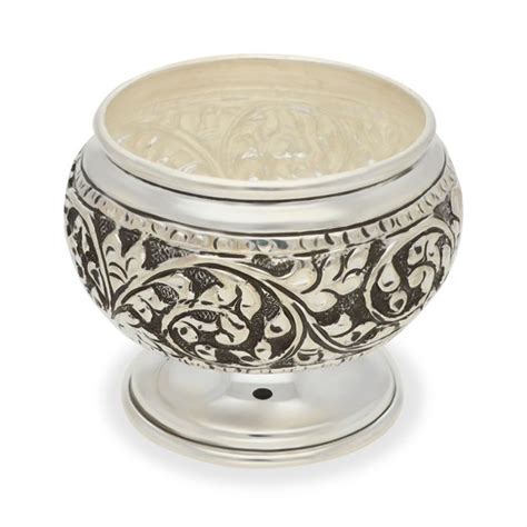 Antique Silver Pooja Bowl