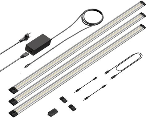 Ledscom De LED Unterbau Leuchte Siris Touch Dimmer Flach Je 90cm Je