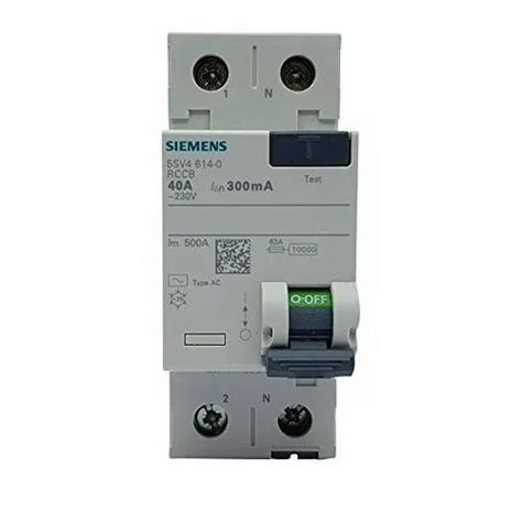 1 Single Pole Siemens RCCB 230v 40a At 1350 Piece In Alwar ID