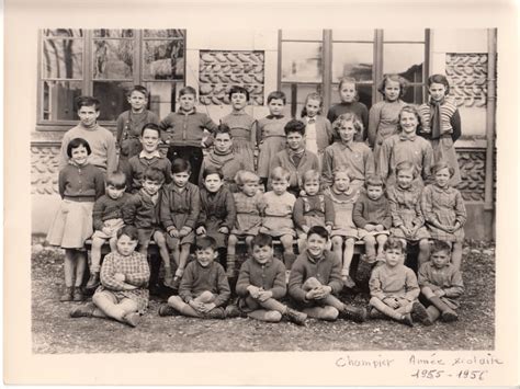Photo de classe Année scolaire 1955 1956 de 1955 Ecole Des Alpes