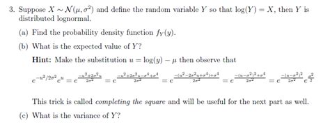 3 Suppose X ~ N Mu Sigma 2 And Define The Random
