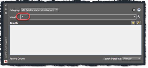 Search Field Not Blank In Lookup Catalog Browser Autodesk Community
