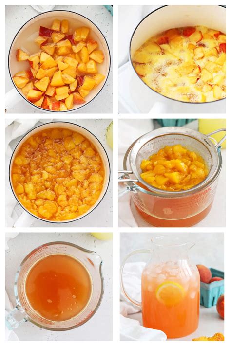 Easy Peach Lemonade Recipe With Fresh Peaches