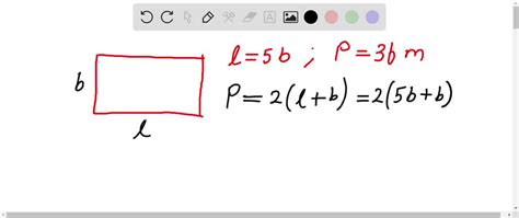SOLVED The Length Of A Rectangular Park Is 5 Metres More Than Its