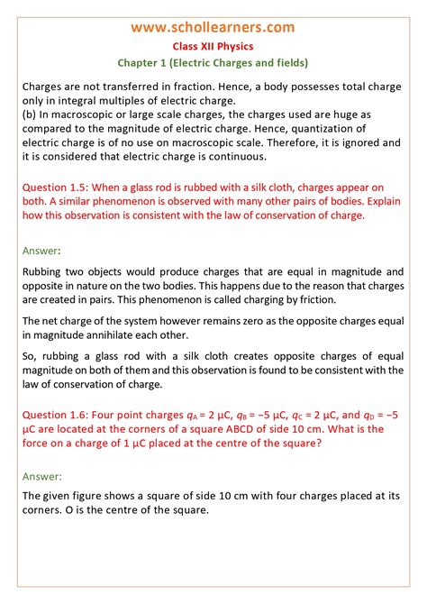 Ncert Solutions For Class 12 Physics Chapter 1 Electric Charges And Fields Babelearners Com