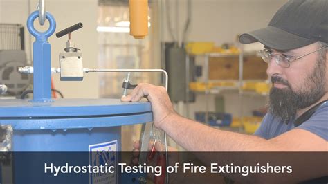 Hydrostatic Testing Of Fire Extinguishers Nifse National Institute Of