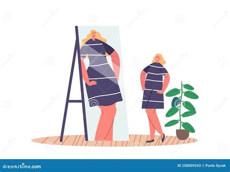 High Self Esteem Inadequate Perception Concept Confident Woman With