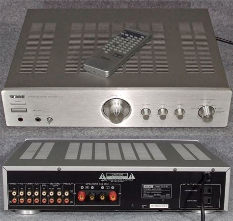 【傷や汚れあり】teac ティアック A 1d プリメインアンプ リモコン付 動作良好保証付の落札情報詳細 ヤフオク落札価格検索 オークフリー