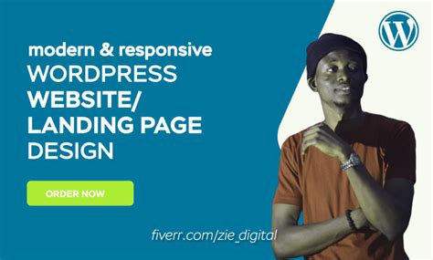 design responsive wordpress website using elementor pro by zie digital