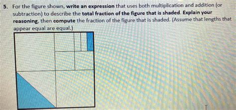 Solved For The Figure Shown Write An Expression That Chegg