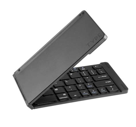 Type Matte Black Foldable Wireless Keyboard International Spy Museum