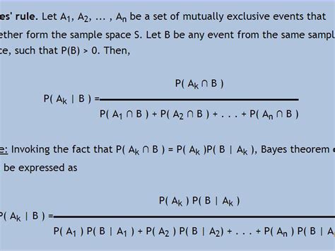 Bayes Theorem