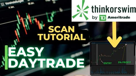 ThinkOrSwim Scan Tutorial The Easiest Day Trading Strategy YouTube